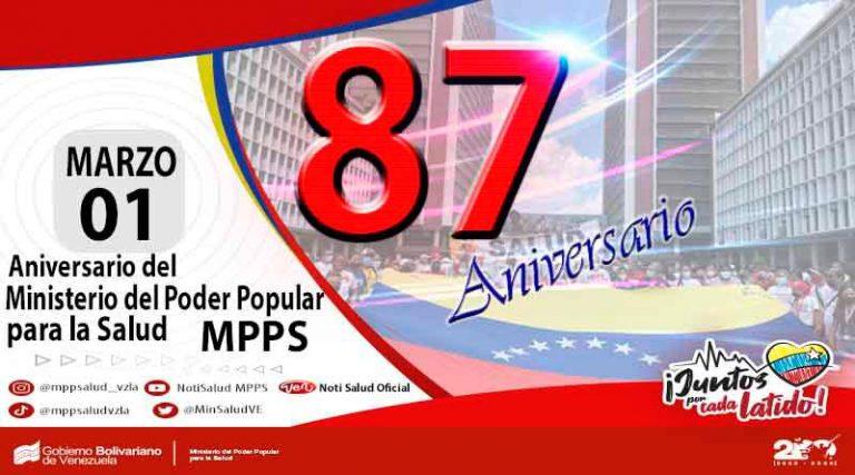 MPPS 87 años garantizando la salud del pueblo venezolano – MPPS